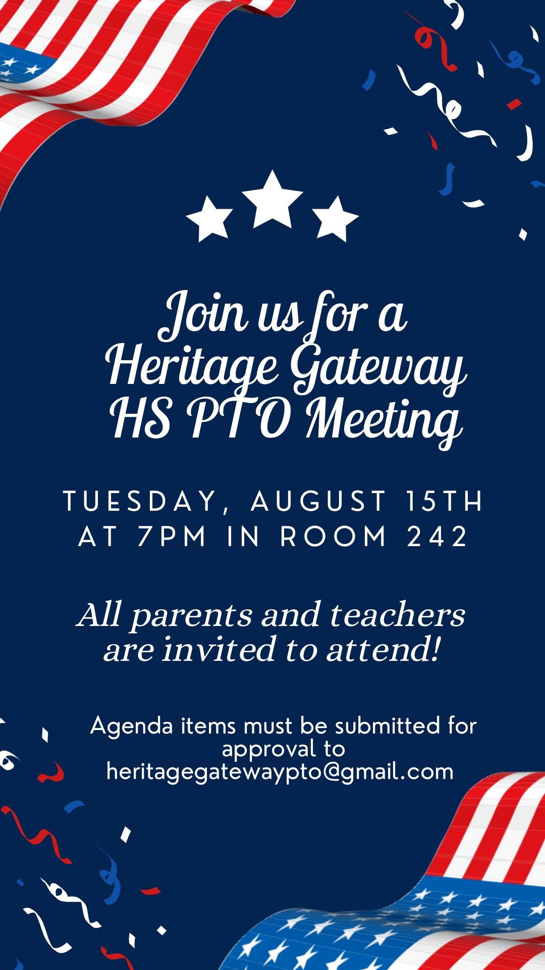Heritage Gateway High School - Weekly Campus Update August 7th ...