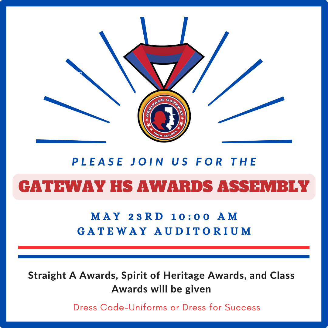 Heritage Gateway High School - Weekly Campus Update - May 20th ...
